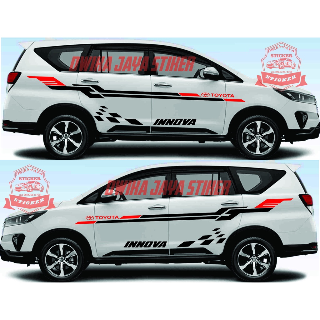 Jual Stiker stiker mobil toyota innova cutting stiker mobil toyota ...