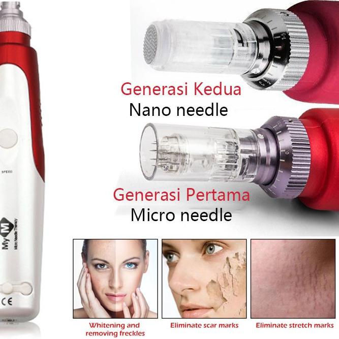 Jual ☁ Original MY-M Alat Dermapen Bopeng Nano Needle BB Glow 100% ...