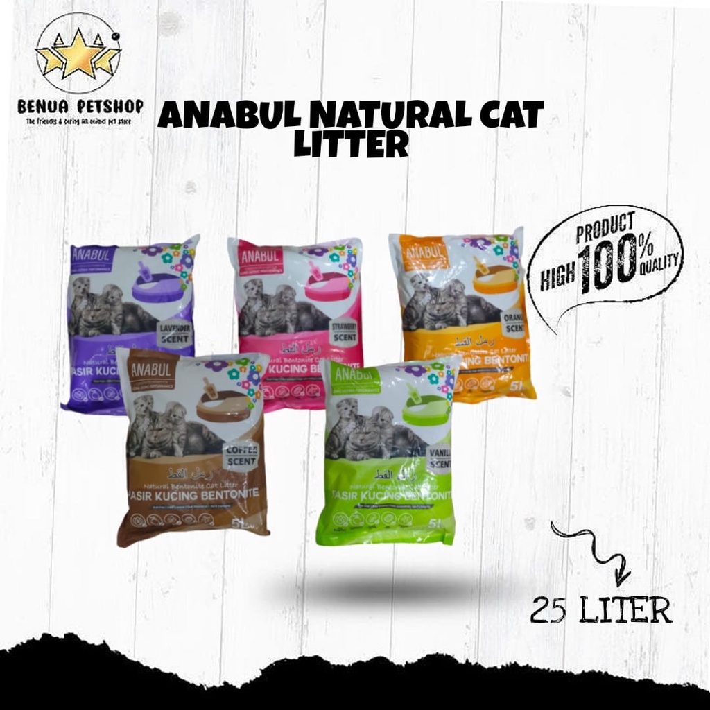 Jual PASIR KUCING ANABUL CAT LITTER PREMIUM ALL VARIAN 25 LITER ...