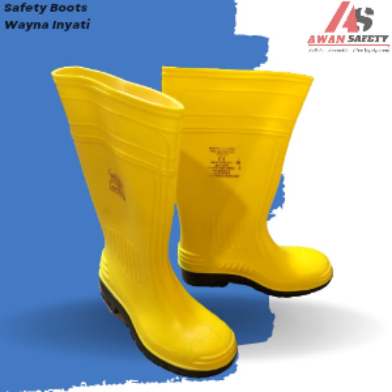 Jual Sepatu Boots Inyati/Wayna Safety Boot Original | Shopee Indonesia