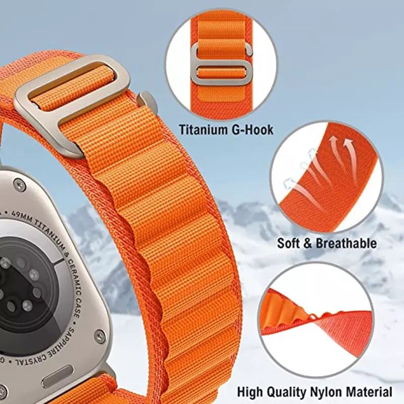 Jual Alpine Loop Strap Apple Watch 38mm 40mm 41mm 42mm 44mm 45mm 49mm ...