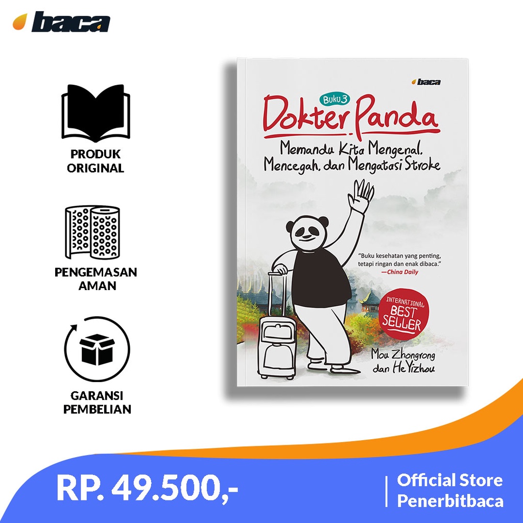 Jual Buku Dokter Panda 3 (Memandu Kita Mengenal, Mencegah, dan Mengarasi Stroke) | Shopee Indonesia