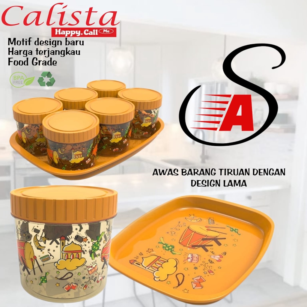 Jual Calista Toples Kue Set Nampan 7 In 1 | Shopee Indonesia