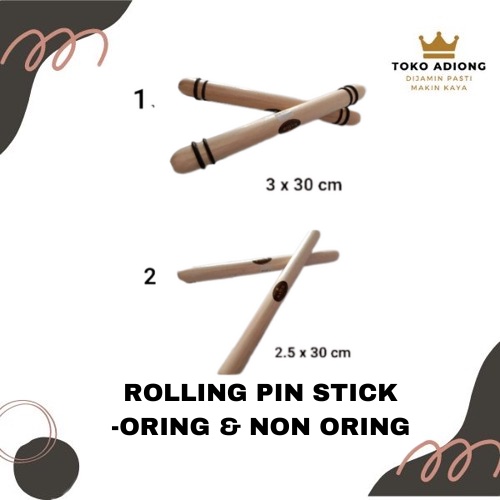 Jual ROLLING PIN STICK + ORING DAN NON ORING | Shopee Indonesia