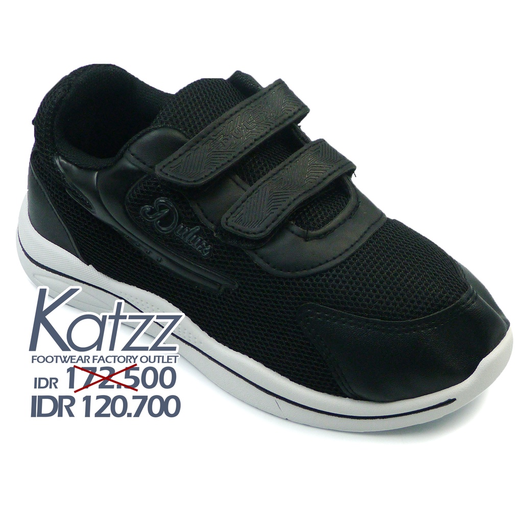 Jual Katzz - Sepatu Sekolah Anak Perempuan Laki Laki Hitam Putih ...