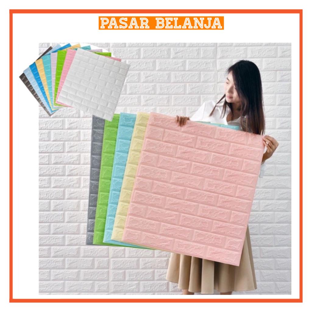 Jual P232542 Wallpaper Dinding Foam 3D Motif Batu Bata | Shopee Indonesia