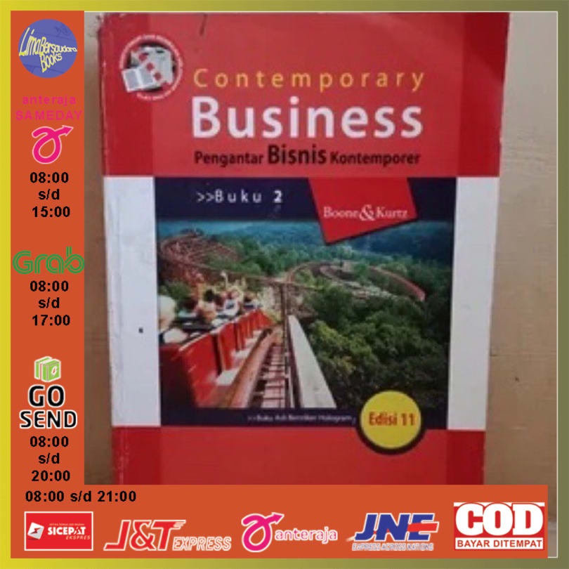 Jual Pengantar Bisnis Kontemporer edisi 11 buku 2 By Boone Kurtz | Shopee Indonesia