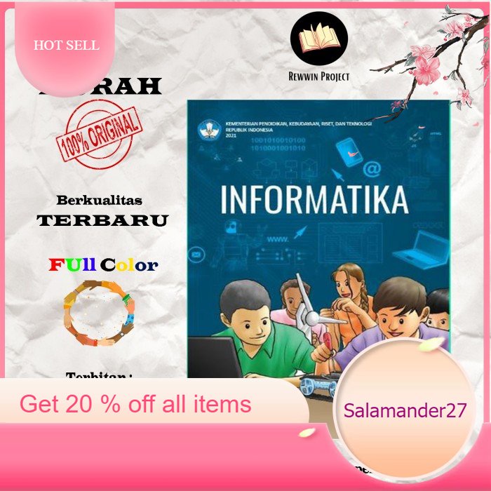 Jual BUKU SEKOLAH Original INFORMATIKA kelas 7 (VII) SMP/MTS Kurikulum Merdeka | Shopee Indonesia
