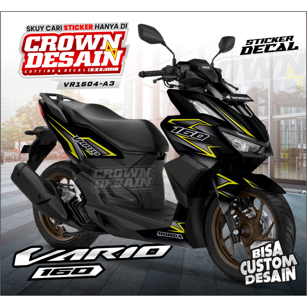 Jual DECAL VARIO 160 - STIKER STRIPING VARIO NEW 160 - VR16 | Shopee ...