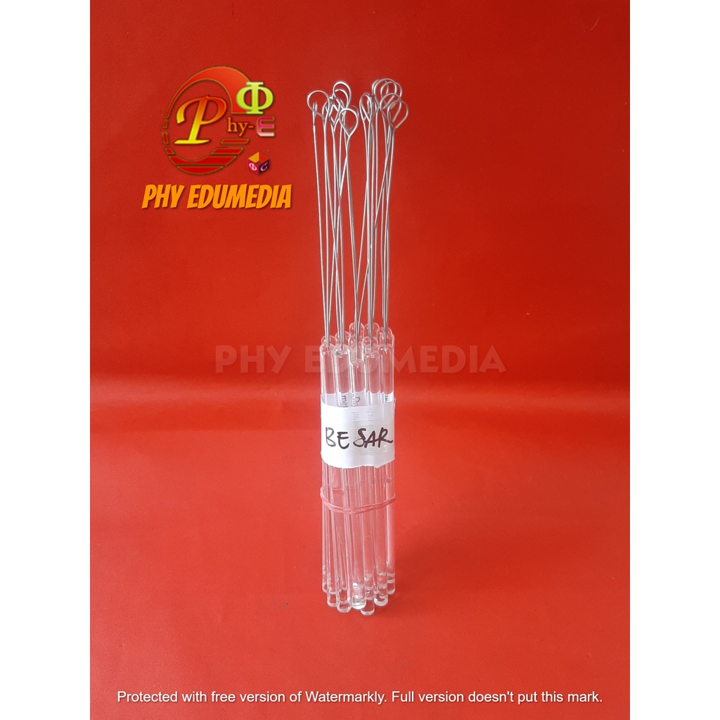 Jual Jarum Ose / Kawat Ose / Jarum Inokulasi Ujung Bulat Lebar | Shopee ...