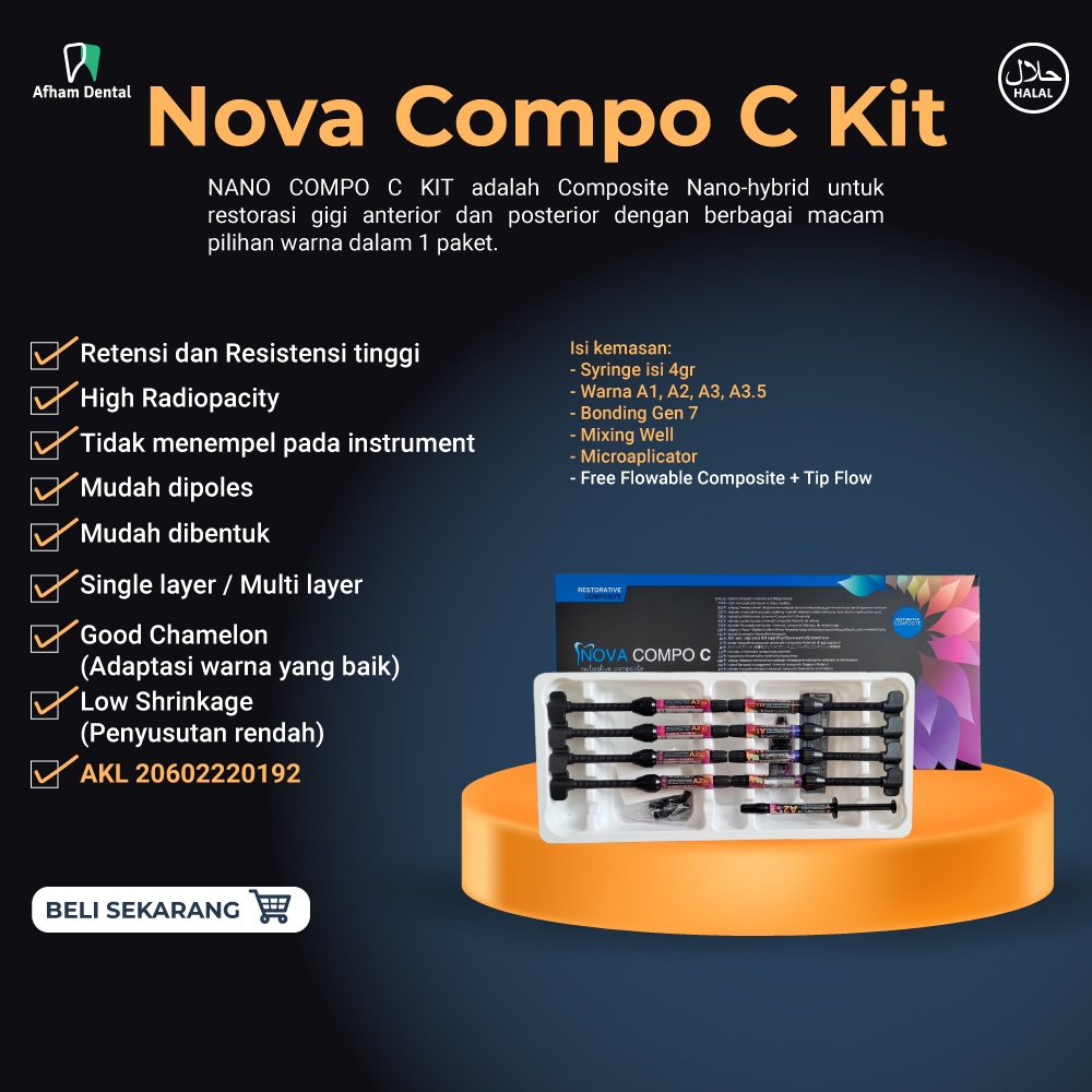Jual DENTAL COMPOSITE KIT / COMPOSIT / KOMPOSITE / KOMPOSIT / BAHAN ...