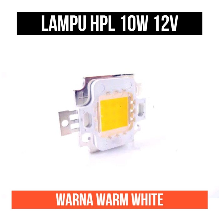 Jual Lampu HPL 12V 10W Warm White High Power LED Putih Hangat COB 10 W Watt | Shopee Indonesia