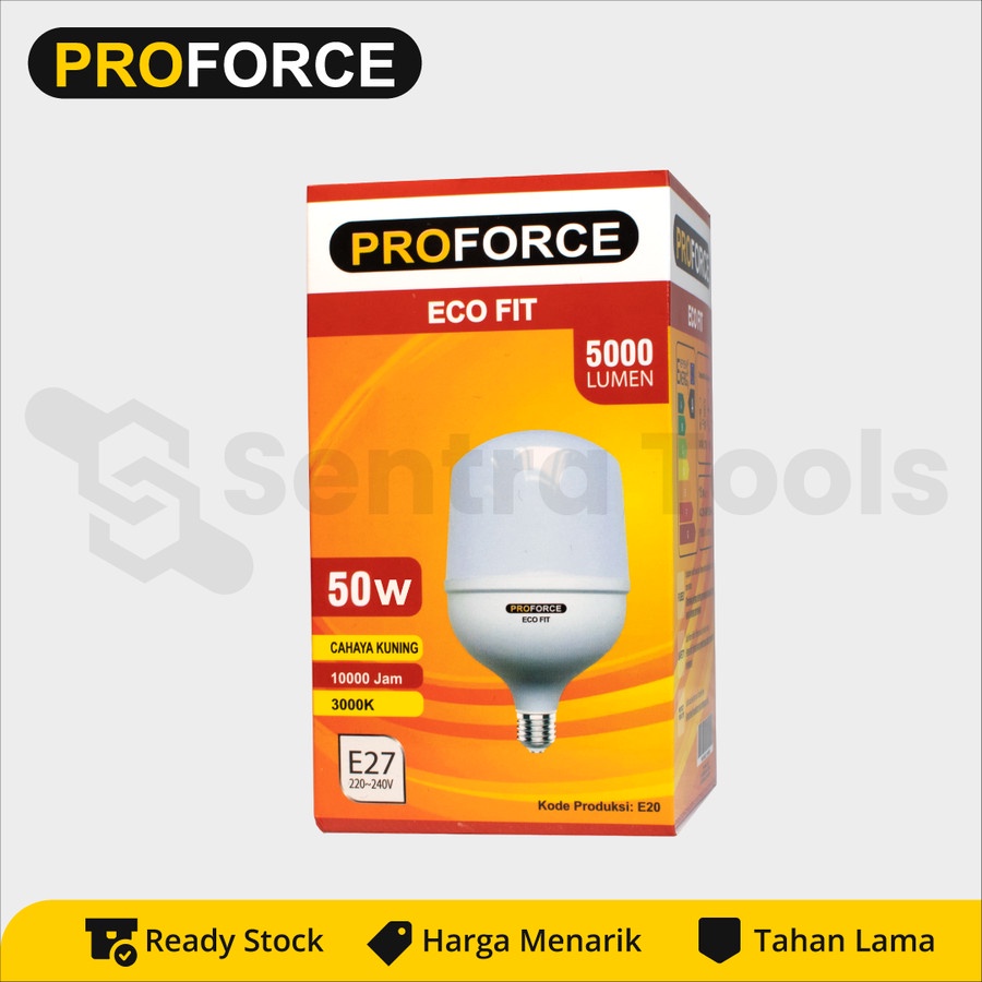 Jual Lampu Bohlam LED Proforce Eco Fit 50 Watt 5000 Lumen | Shopee ...