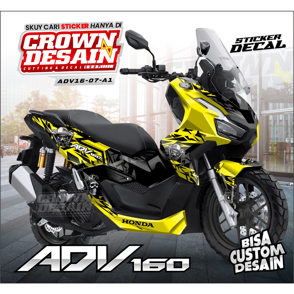 Jual DECAL ADV160 - STIKER DECAL FULLBODY ADV NEW 160 VANDALS VIRAL ...