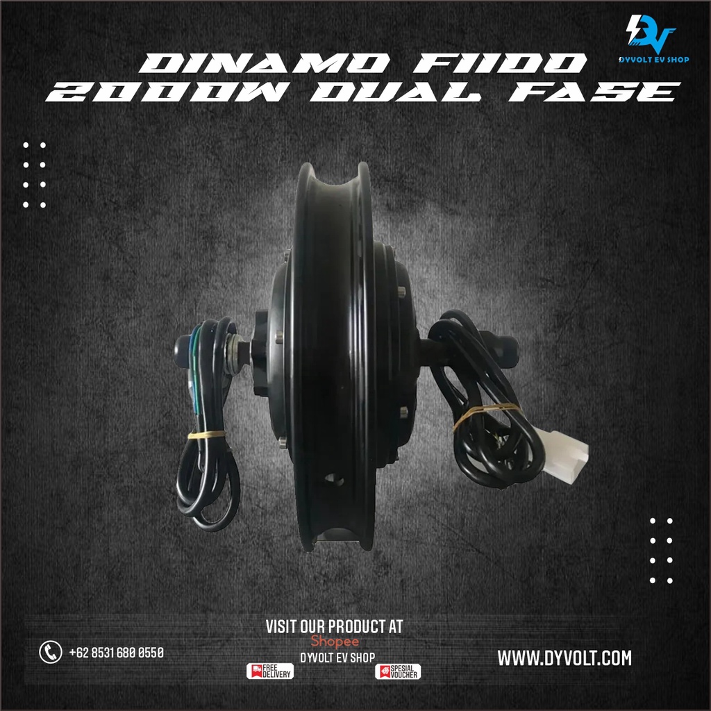 Jual Motor Hub Bldc 2000watt Dual fase | Shopee Indonesia