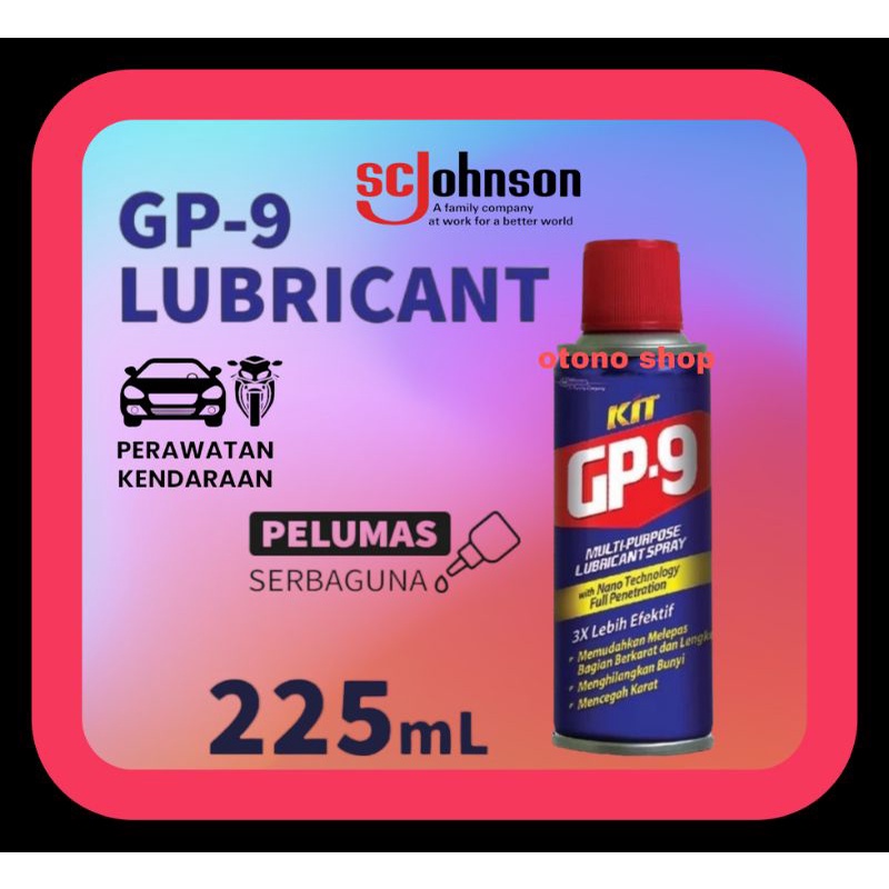 Jual Kit GP-9 Multi-Purpose Lubricant Spray 225mL-only pulau jawa ...