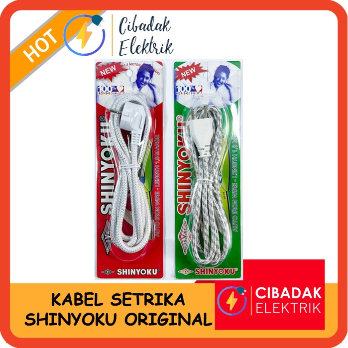 Jual KABEL SETRIKA UNIVERSAL SHINYOKU ORIGINAL 1.8 METER | Shopee Indonesia