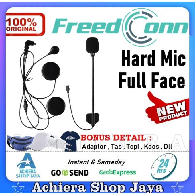 Jual Speaker Soft Hard Mic Intercom Full Face FreedConn R1 PLUS KYPRO ...