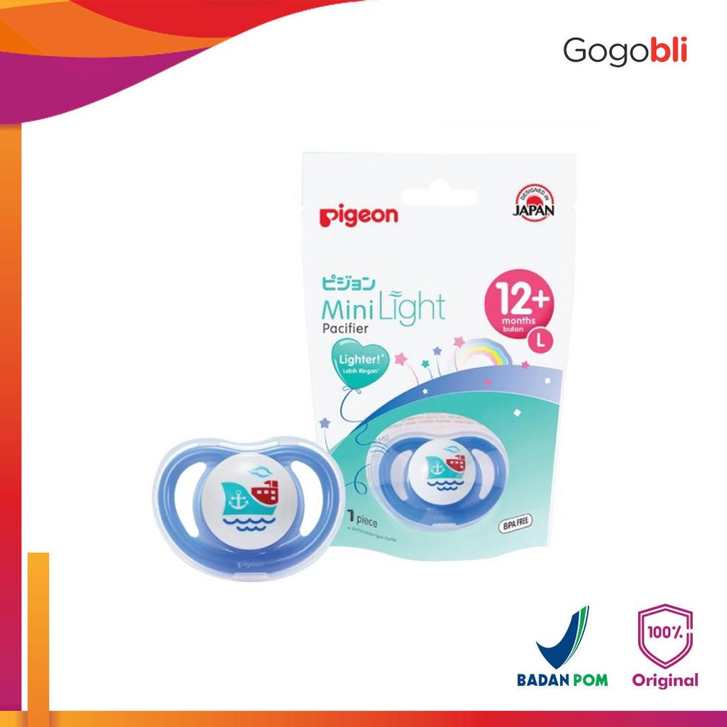 Jual Pigeon Minilight Pacifier L Size Boy | Shopee Indonesia
