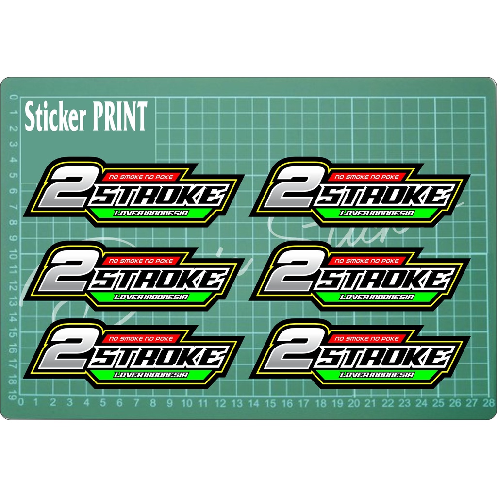 Jual Stiker print Racing variasi motor /Sticker kata kata / sticker ...