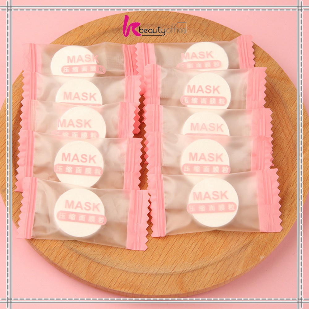 Jual KB-K142 Tissue Bulat Mini Travel Sekali Pakai / Masker Wajah ...