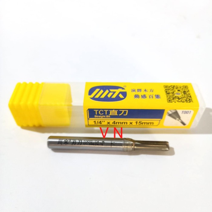 Jual Mata Profil/Router Lurus 4 mm Full TCT/Straight Bit Chuan Mu ...