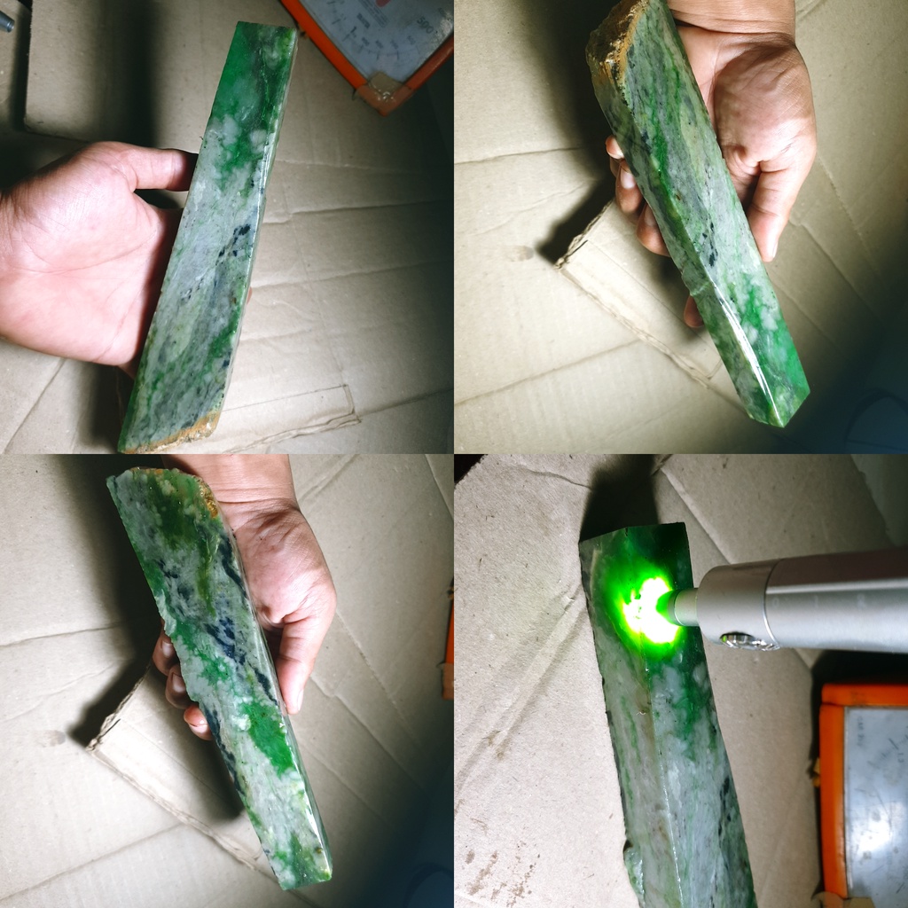 Jual POTONGAN BATU GIOK NEPHRITE JADE BAHAN GIOK ACEH BARANG CUCI ...