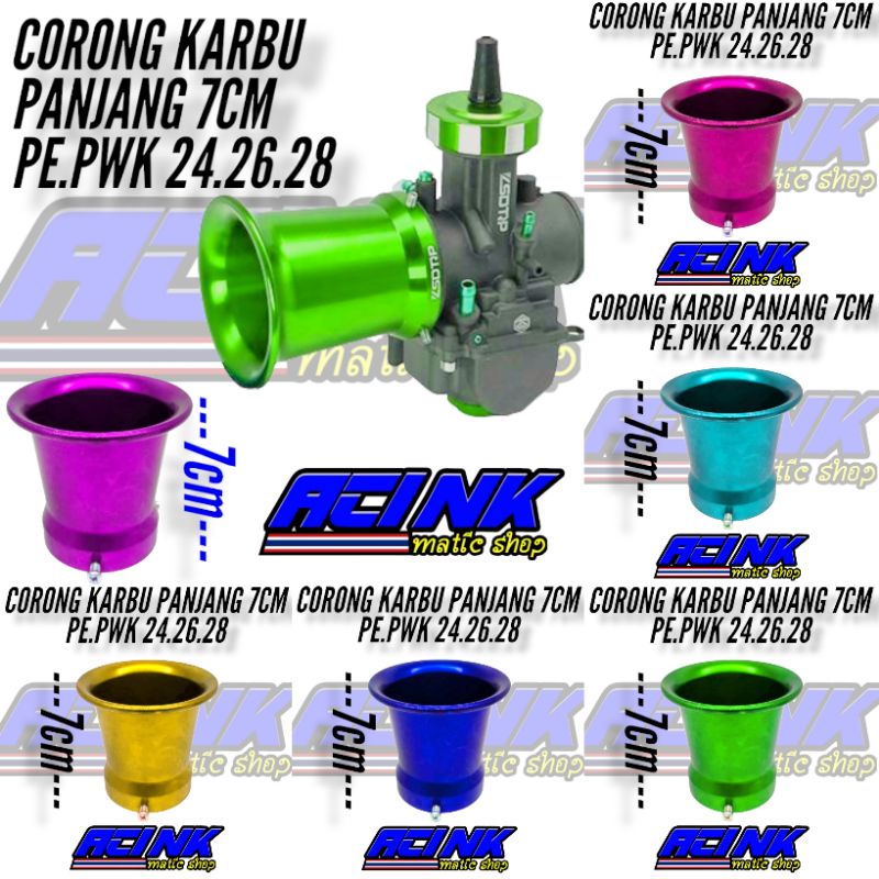 Jual Velocity corong karbu pe 28 pwl 28 pwk 28 ukuran panjang 7cm full ...