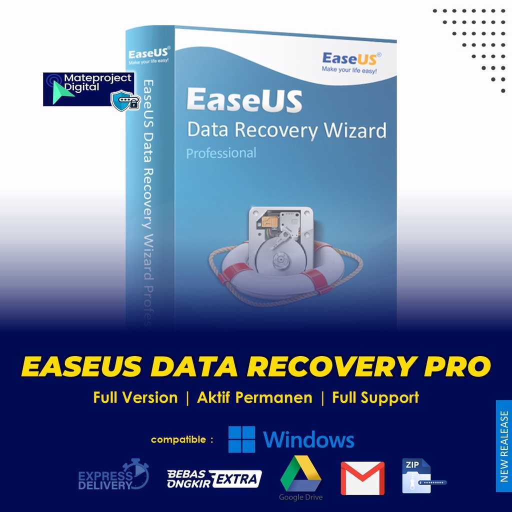 Jual EaseUs Data Recovery Wizard Pro Recovery Data Hardisk Memory ...