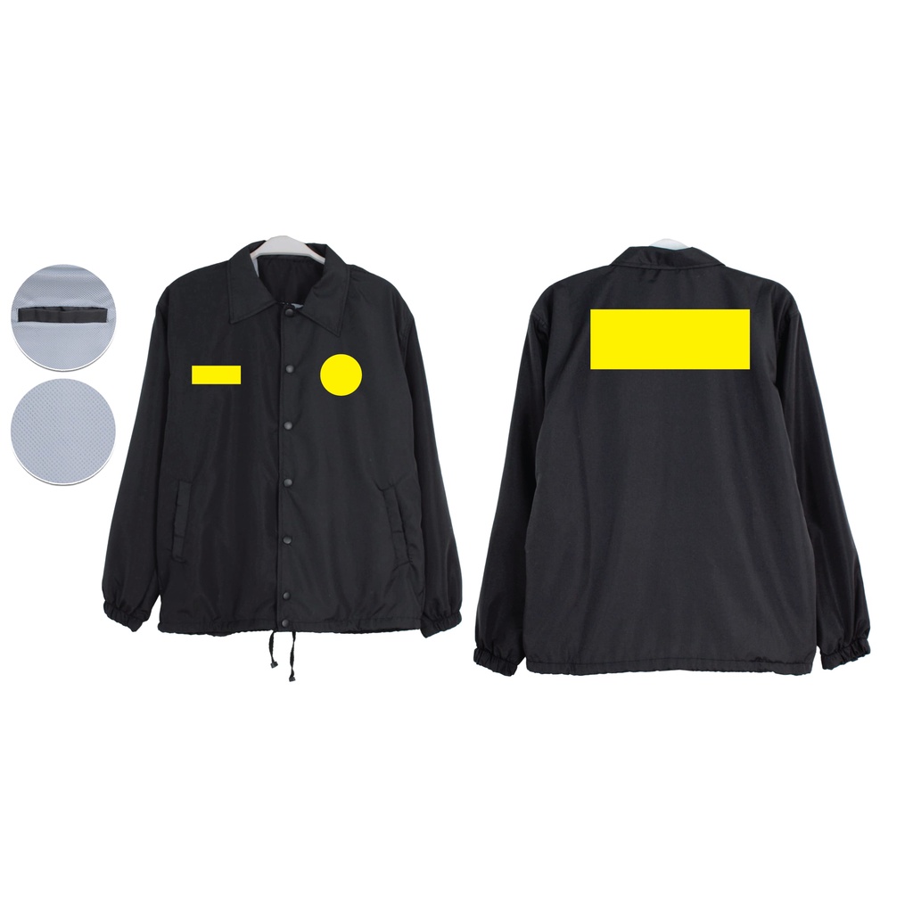 Jual Jaket Coach custom bebas design parasut anti air sablon DTF gambar ...