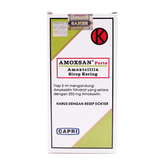 Jual AMOXSAN FORTE DRY SIRUP 60 ML / AMOXICILLIN / ANTIBIOTIK | Shopee ...