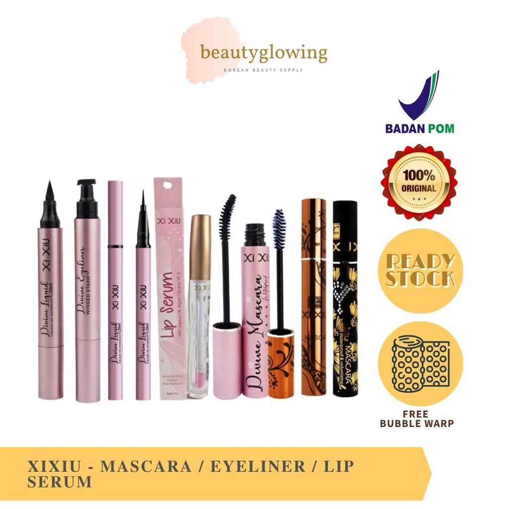 Jual XI XIU MASCARA / EYELINER / LIP SERUM SERIESS - Mascara Divine ...