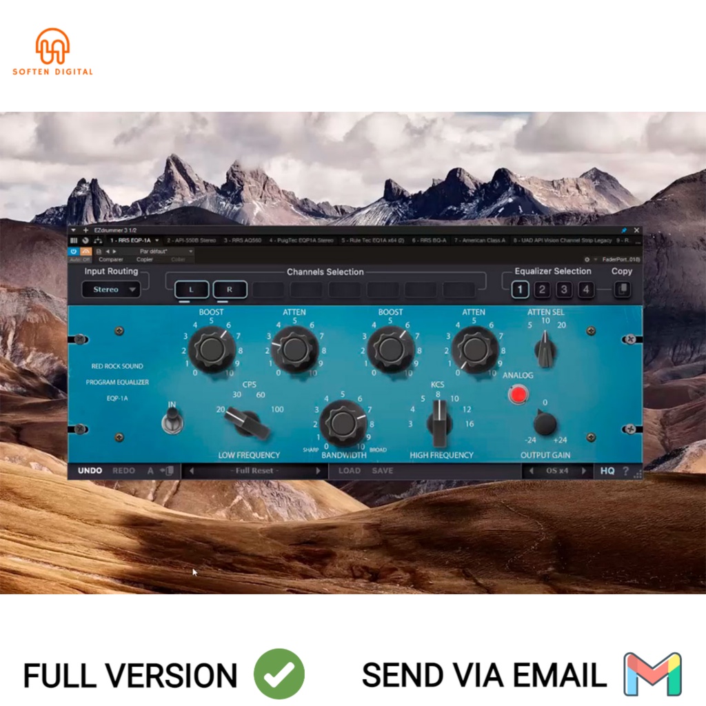 Jual Red Rock Sounds Plugins VST fast, efficient work on mid/side, stereo and the objects for ...