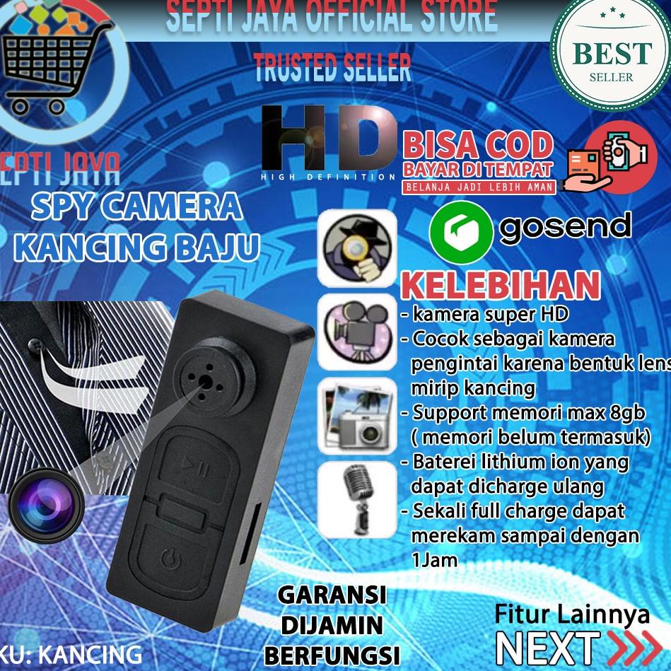 Jual Kirim langsung Kamera Mini HD Button Dv Spy Camera bentuk Kancing ...