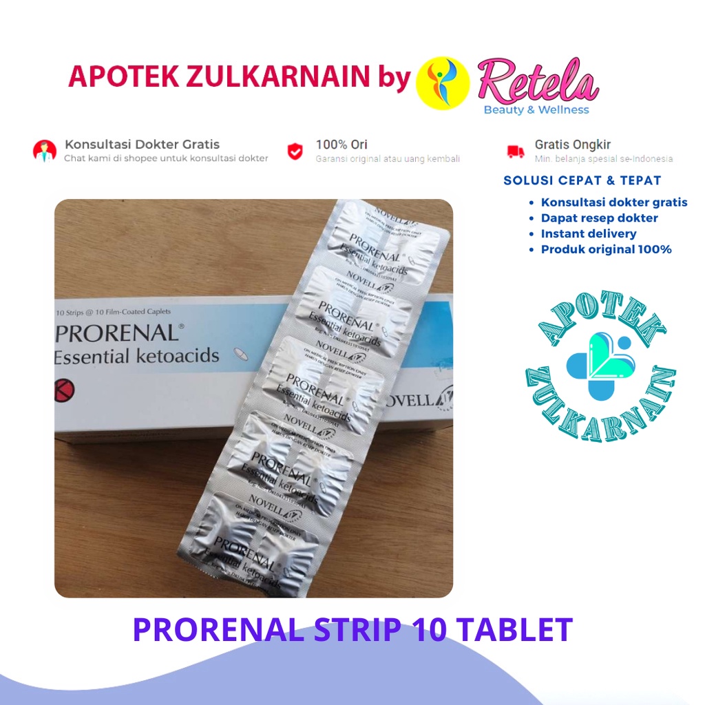 Jual Prorenal 1 Strip 10 Tablet | Shopee Indonesia