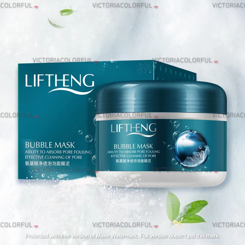 Jual LIFTHENG AMINO ACID CLEAN BUBBLE MASK MASKER LUMPUR EFEK BUSA ...