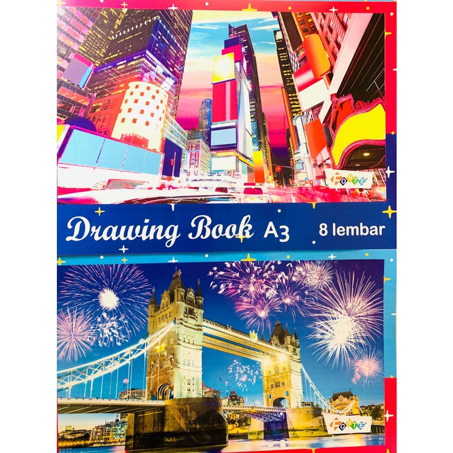 Jual Buku Gambar Forte A3 isi 8 Lembar | Shopee Indonesia