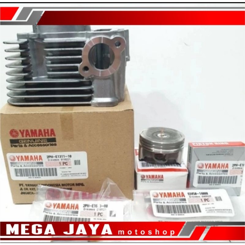 Jual BLOK SEHER PISTON KIT SET MIO M3 Z S SOUL GT FINO FI XRIDE ORIGINAL YAMAHA | Shopee Indonesia