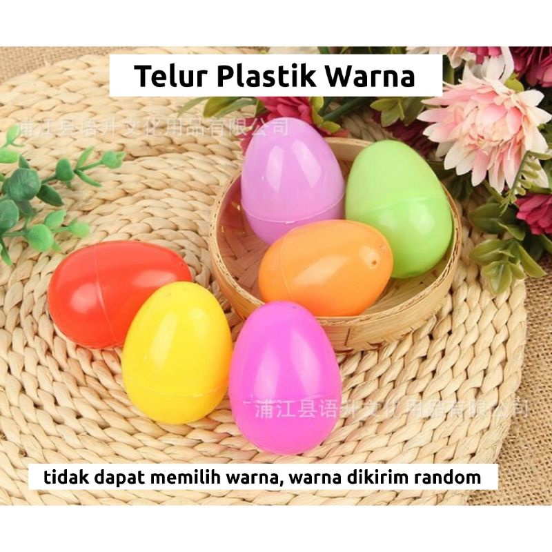 Jual Telur Plastik Warna, Telur Mainan Warna, Telur Paskah Warna ...