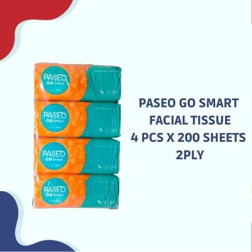 Jual [MT] [ ISI 4 ] Tissue PASEO Go Smart 200 Sheet 2 ply satu banded ...
