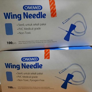 Jual Wing Needle OneMed 23G, 25G, 27G 1 BOX 100's | Shopee Indonesia