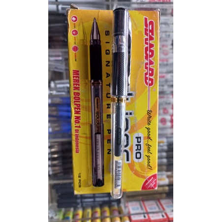 Jual Standar Boldliner Pro / Signature Pen 12 pcs | Shopee Indonesia