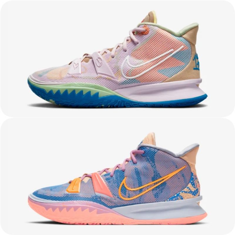 Jual Sepatu Basket Nike Kyrie 7 Irfing Regal pink/Expressions | Shopee ...