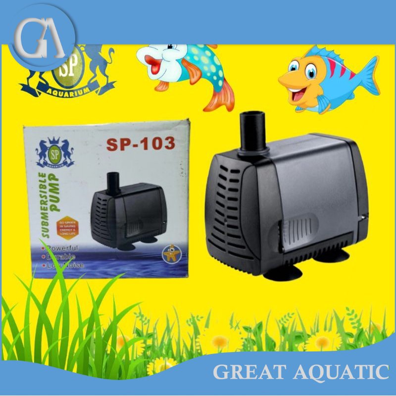 Jual pompa celup air aquarium power head SP 103 sp horse sp103 | Shopee ...