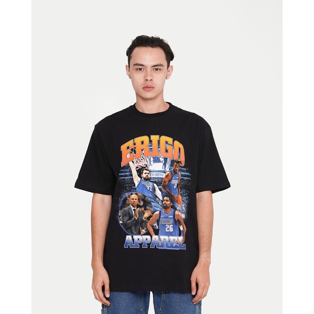 Jual Erigo T-Shirt Oversize Hoven Black Unisex | Shopee Indonesia