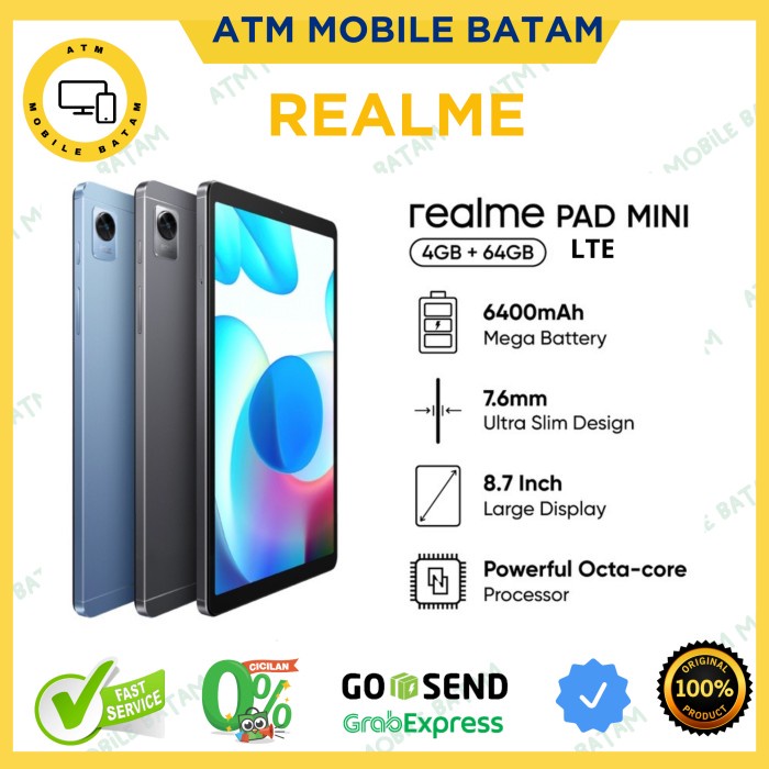 Jual Realme Pad Mini LTE 4GB + 64GB Garansi Resmi Realme Indonesia ...