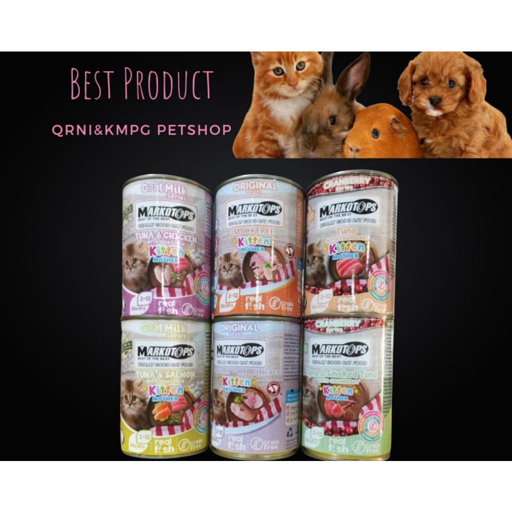 Jual markotops markotop kitten 400gram all variant kaleng wet basah ...