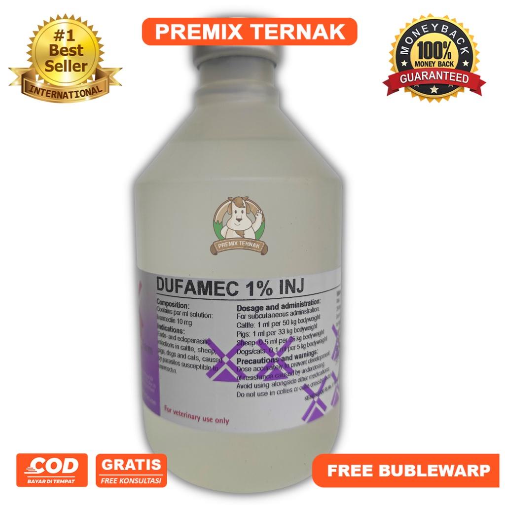 Jual DUFAMEC 1% Injeksi 500 ml - Obat Cacing Kutu Kudis Scabies Ampuh ...
