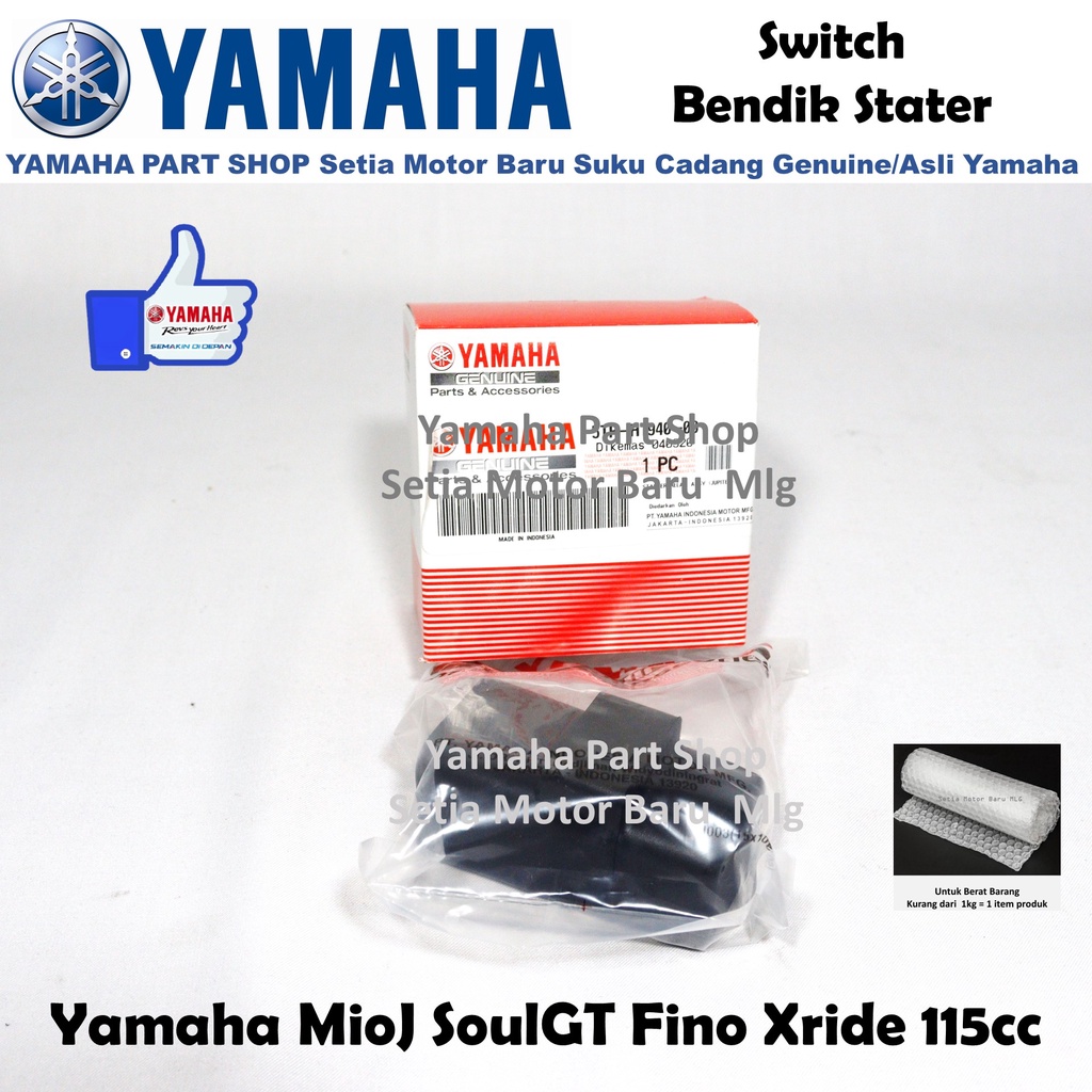 Jual Switch Bendik Relay Starter MioJ SoulGT Fino Xride 115 Asli Yamaha ...