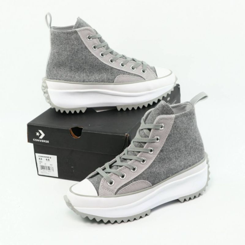 Jual Converse Run Star Hike Ash Stone Grey | Shopee Indonesia